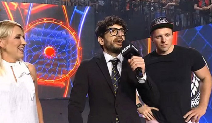 Tony Khan Appears With Dr. Martha Hart & Owen Hart's Son To Boast ...