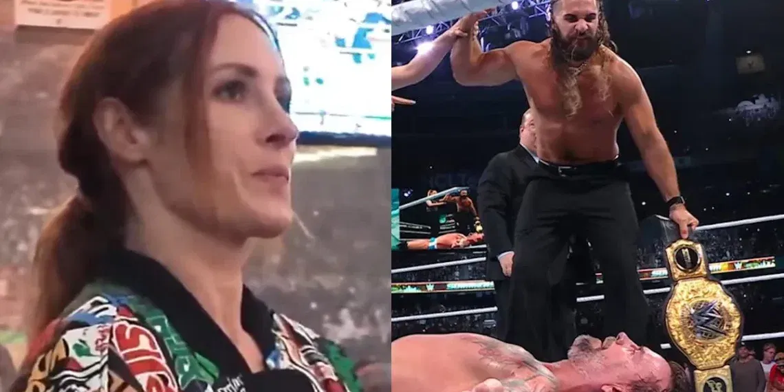 Becky Lynch's Backstage Reaction To Seth Rollins' Cash-In At SummerSlam (WATCH), Drew McIntyre ...