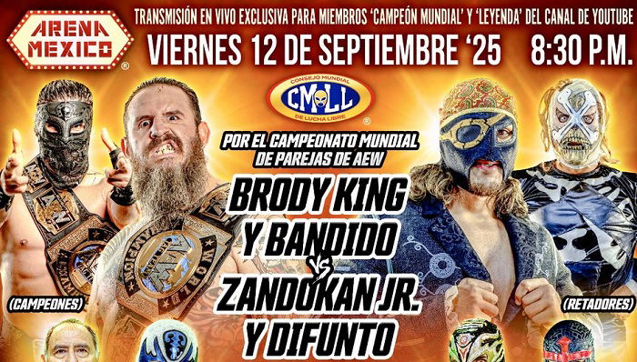 AEW Titles To Be Defended At CMLL Special Event This Friday In Mexico City