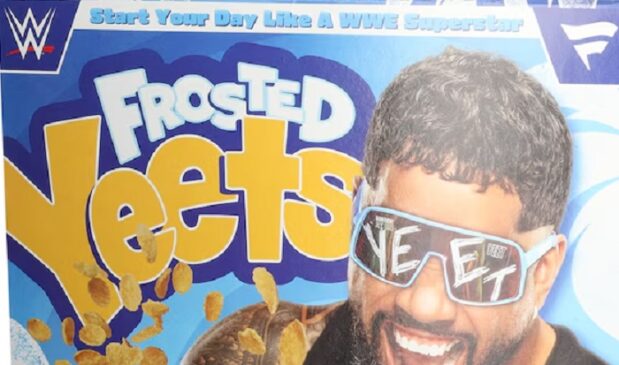 WWE Shop Now Selling "Frosted YEETs" Cereal Featuring 'Main Event' Jey Uso