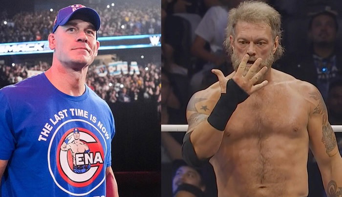 John Cena Reacts To Adam Copeland Paying Tribute To Him At AEW All Out ...