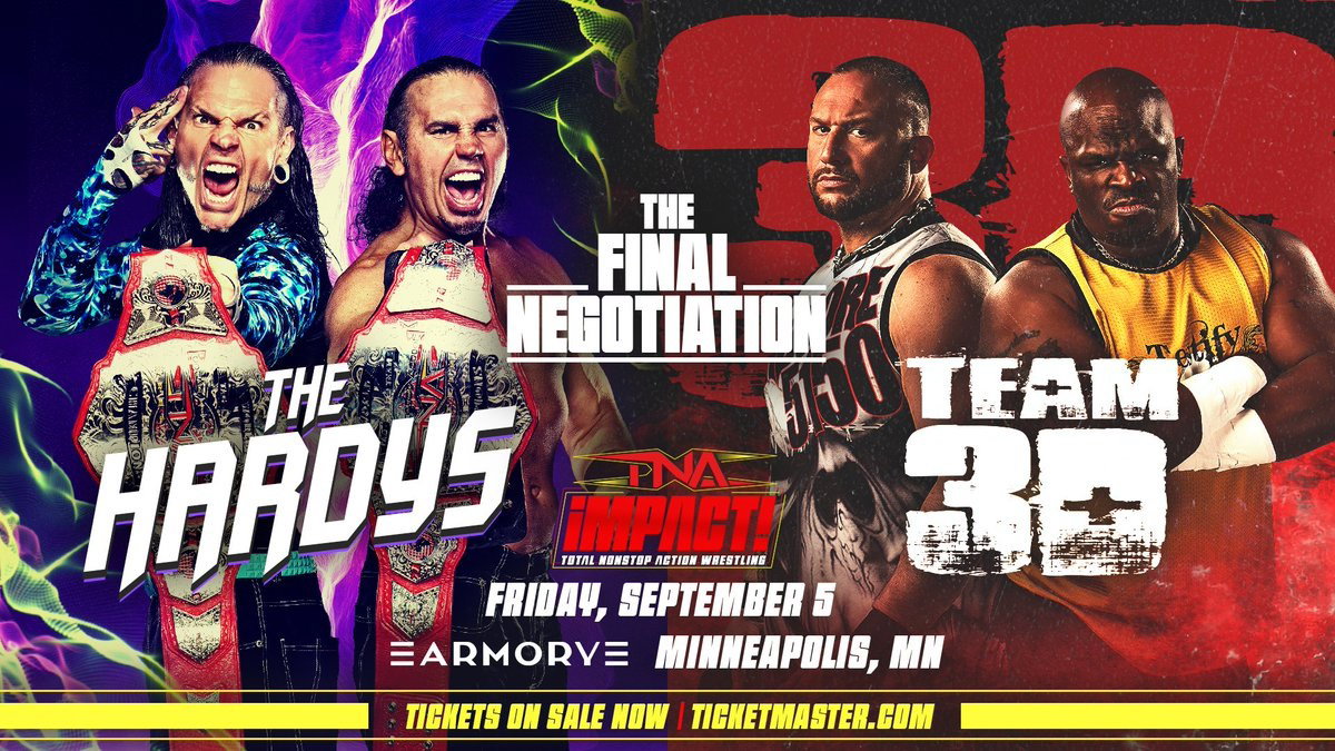 TNA Wrestling Announces 'The Final Negotiation' Between The Hardys ...