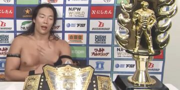 AEW Star Konosuke Takeshita Wins IWGP World Heavyweight Championship At NJPW King Of Pro-Wrestling